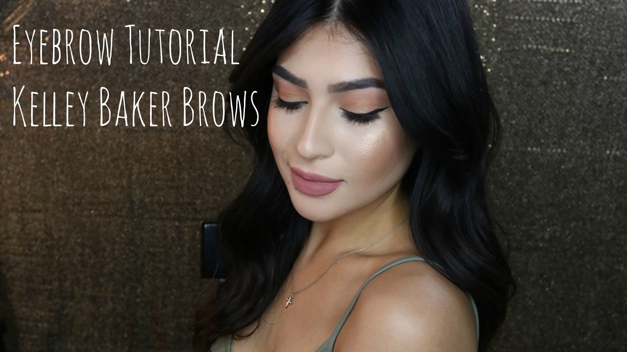 Eyebrow Routine | Kelley Baker Brow Product Review - YouTube
