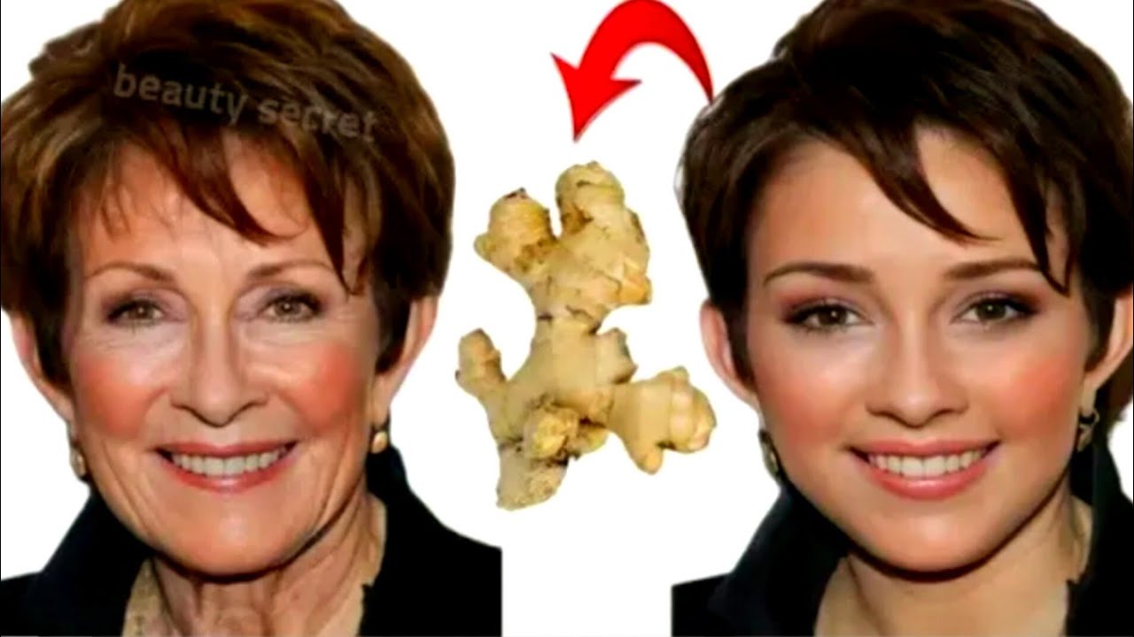 Ginger is a million times stronger than Botox!🫚 Removes Deep Wrinkles ...