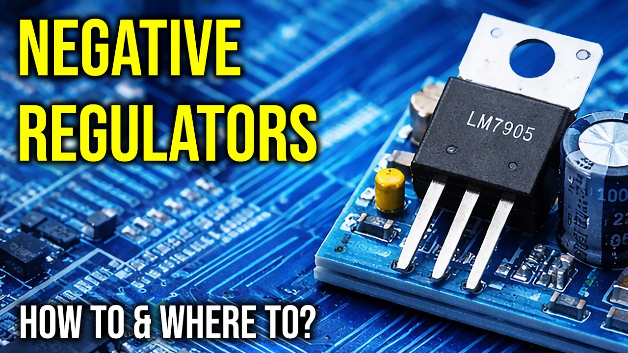 How to & where to use a negative voltage Regulator! - YouTube