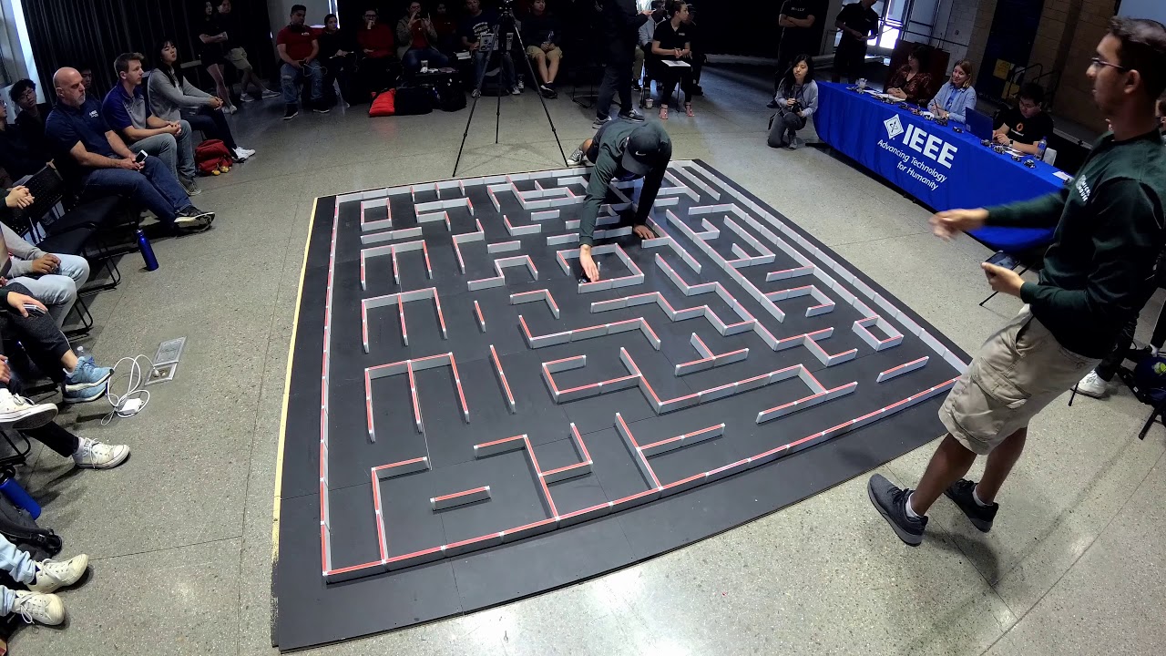 【4K】2019 California Micromouse Competition (CAMM) at UCSD, May 27th ...