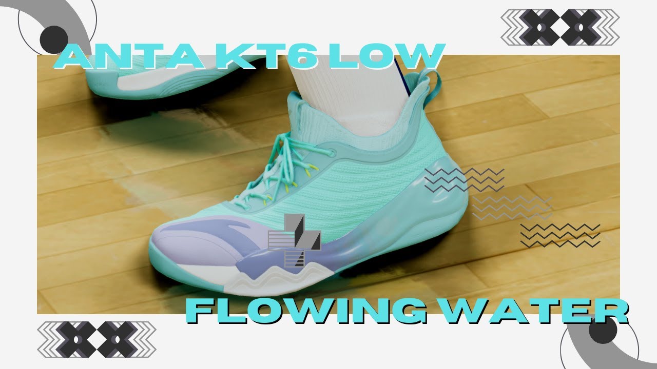 ANTA KLAY THOMPSON KT6 LOW FLOWING WATER NBA2K22 SHOE CREATOR - YouTube