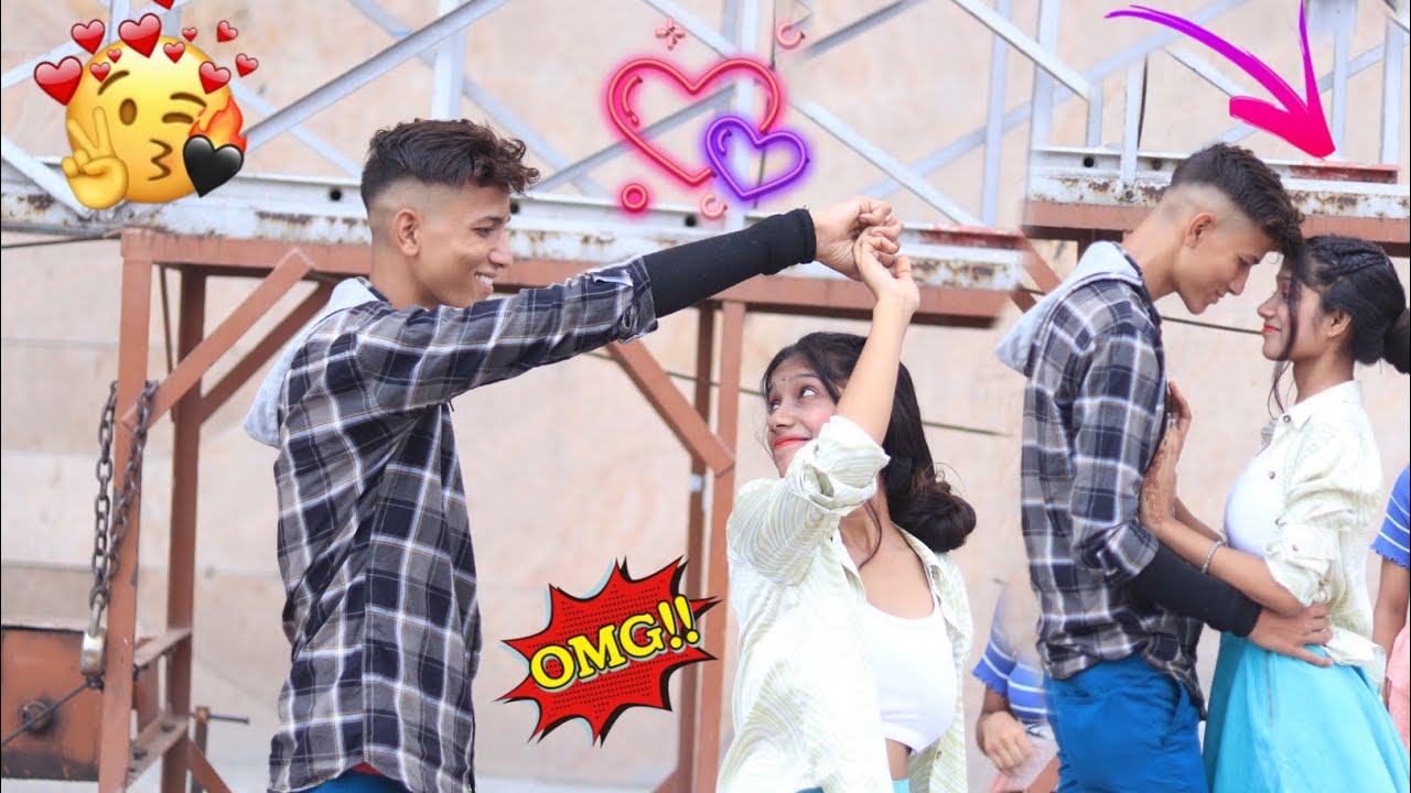 Pulling closer prank with cute girl!|| ️ rolling prank! Squad Sachin ...