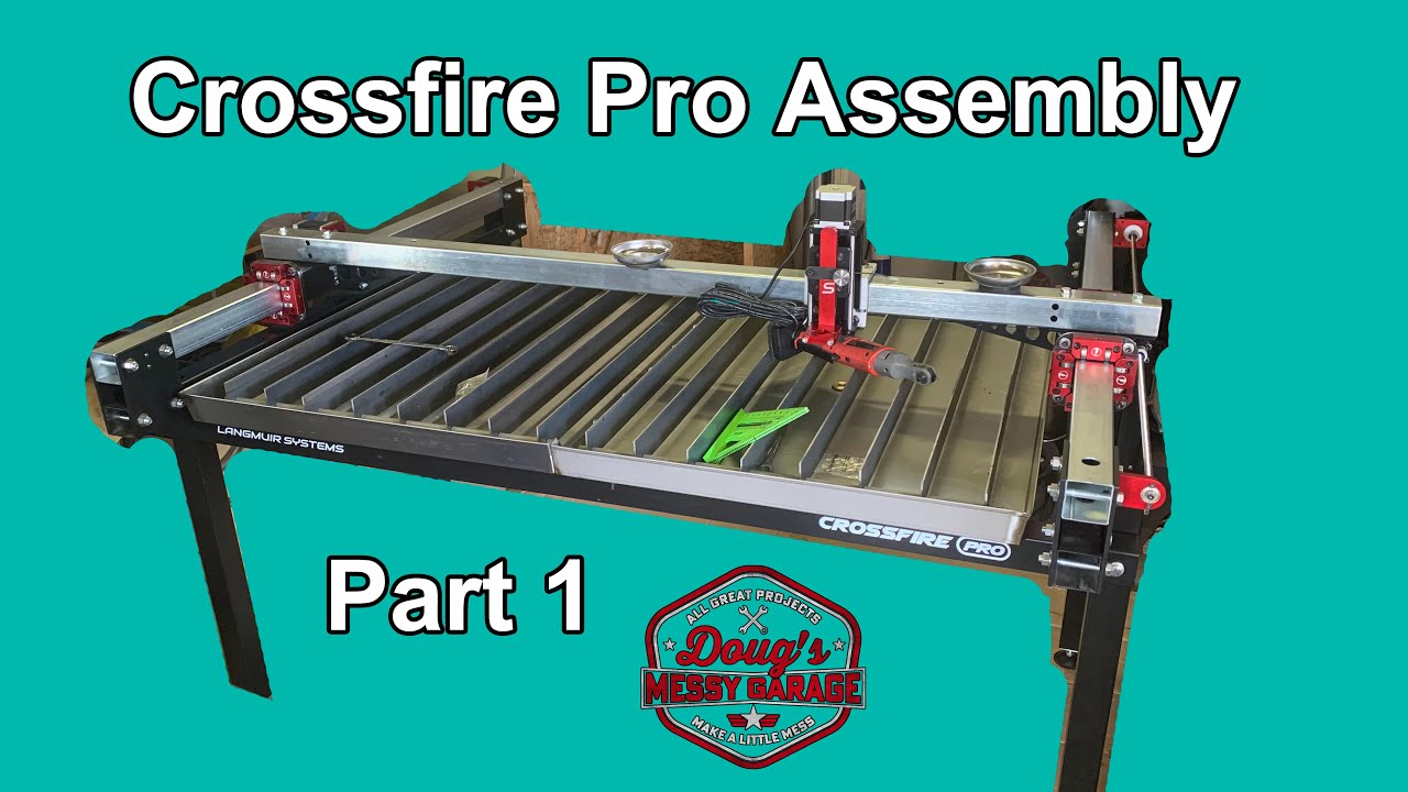 Crossfire PRO CNC Plasma, Assembling the Table: Pt1 - YouTube