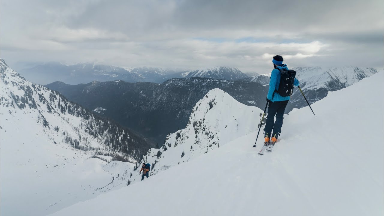 Ski Touring High Above Chamonix - YouTube