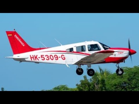 PRACTICANDO TOQUES y DESPEGUES PIPER P28 Aeroclub 👨🏻‍ ️Flight simulator ...