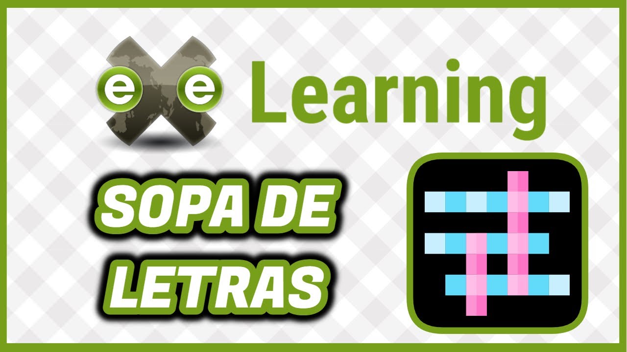 Cómo CREAR un JUEGO de tipo SOPA DE LETRAS en EXELEARNING - Tutorial - YouTube