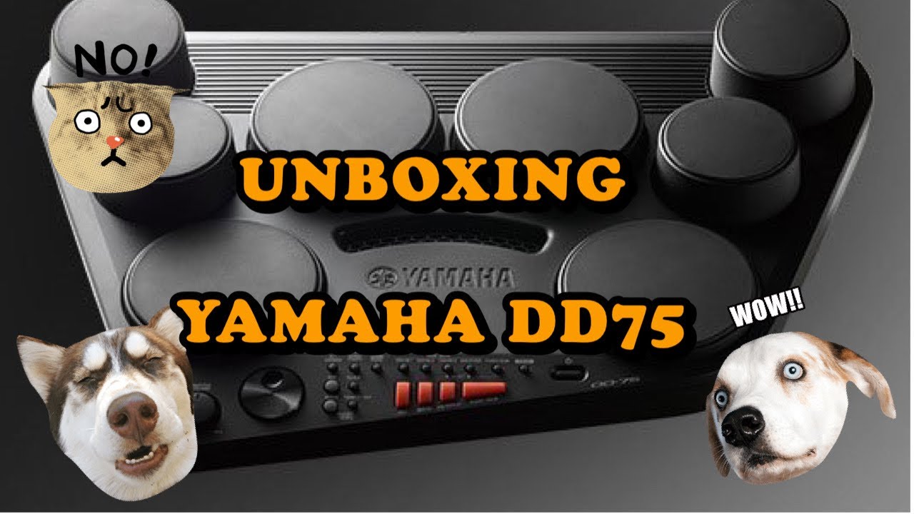 UNBOXING YAMAHA DIGITAL DRUM KIT DD75 (720p RECOMMENDED) - YouTube