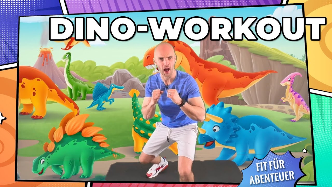 Dinosaurier-Fans aufgepasst: Das DINO WORKOUT - Fitness & Spaß für ...
