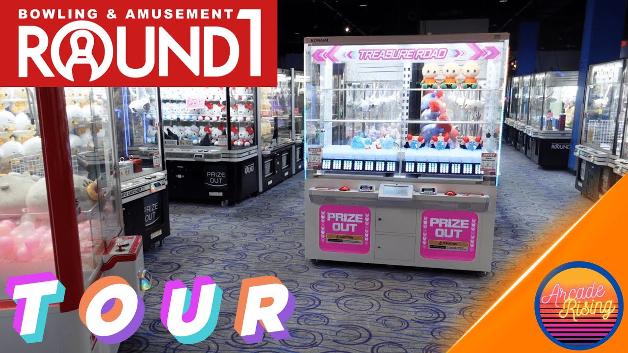 Round 1 Claw Machine Tour and Prizes in Erie, PA - YouTube