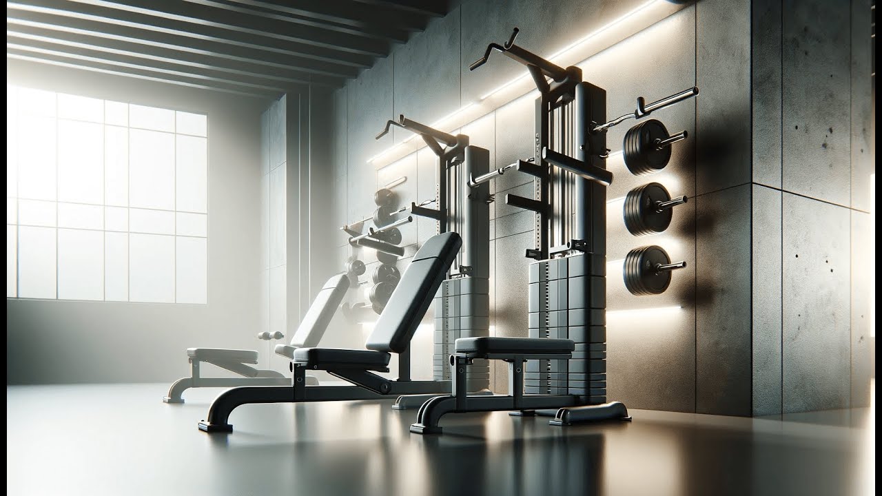 🏋️ Mikolo 2.36'' x 2.36'' Folding Wall Mounted Squat Rack | Best Wall ...