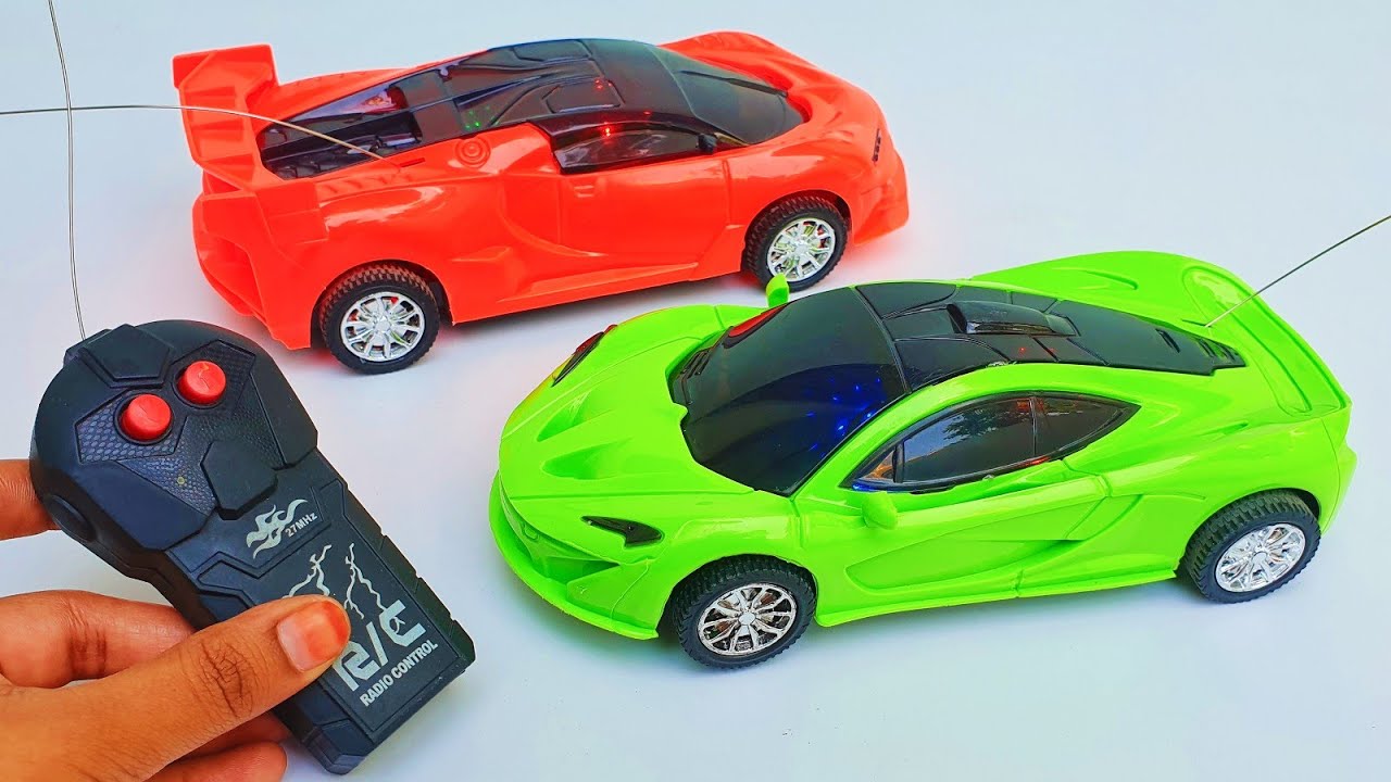 2 rc cars 1 remote control & unboxing - YouTube