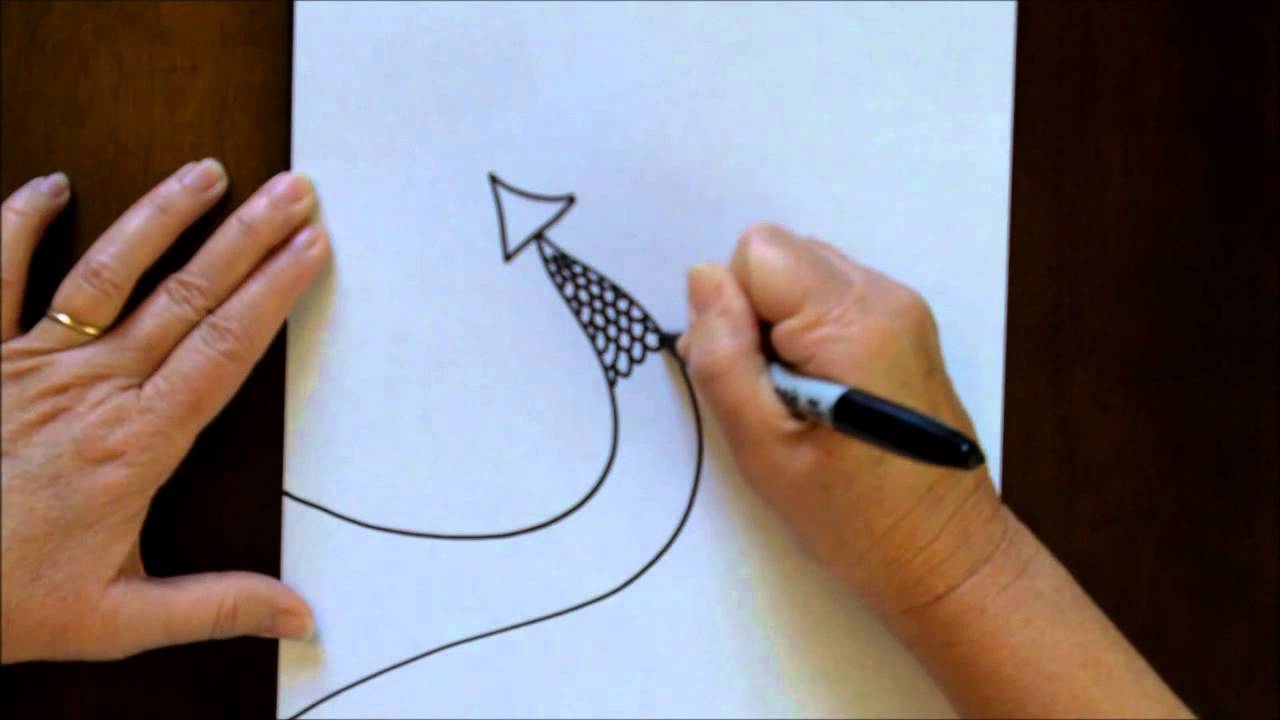 How to Draw a Dragon Tail Cartoon with doodleacademy - YouTube