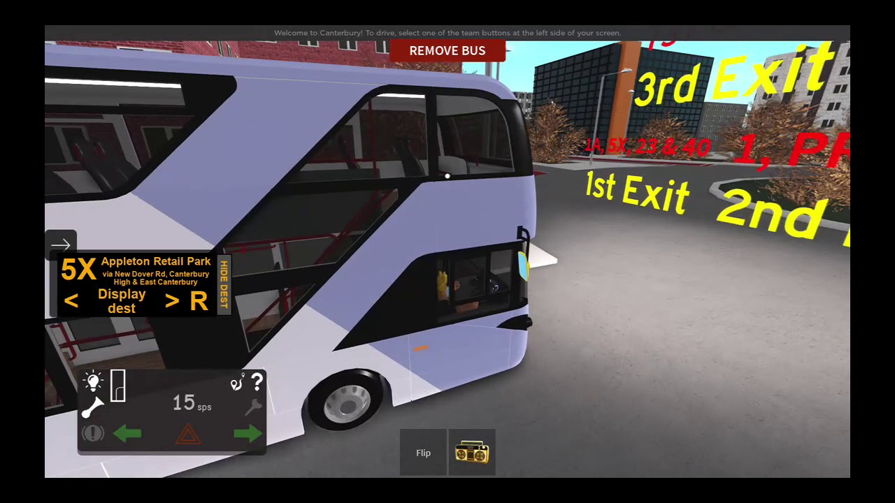 Roblox Canterbury & District Bus Simulator V4 BETA: Route 5X To ...