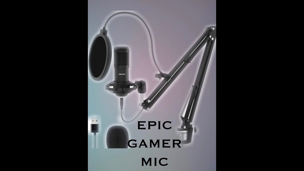EPIC GAMER MICROPHONE (Sudotack) UNBOXING - YouTube