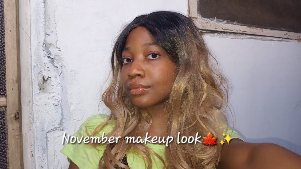 a simple yet cozy november makeup look - YouTube