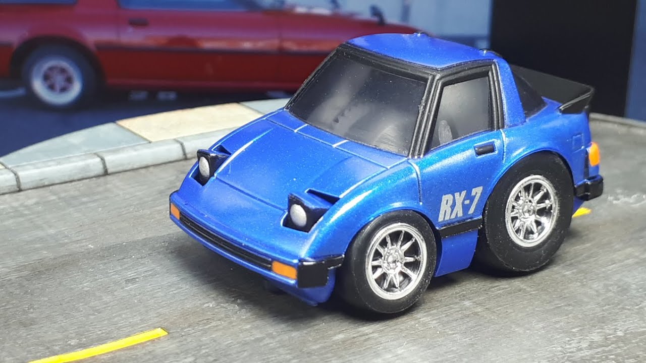 Tooned Mazda RX7 gen1 by ChoroQ shampoo custom - YouTube