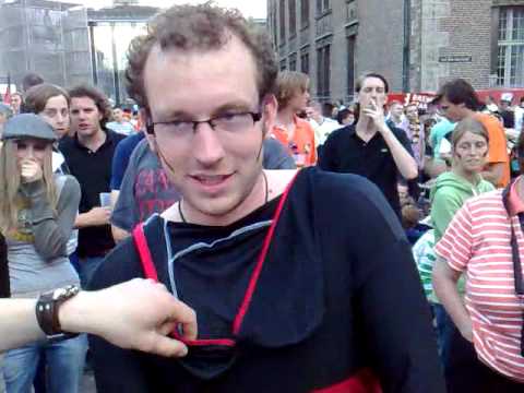 Aussie in a German gimp suit - YouTube