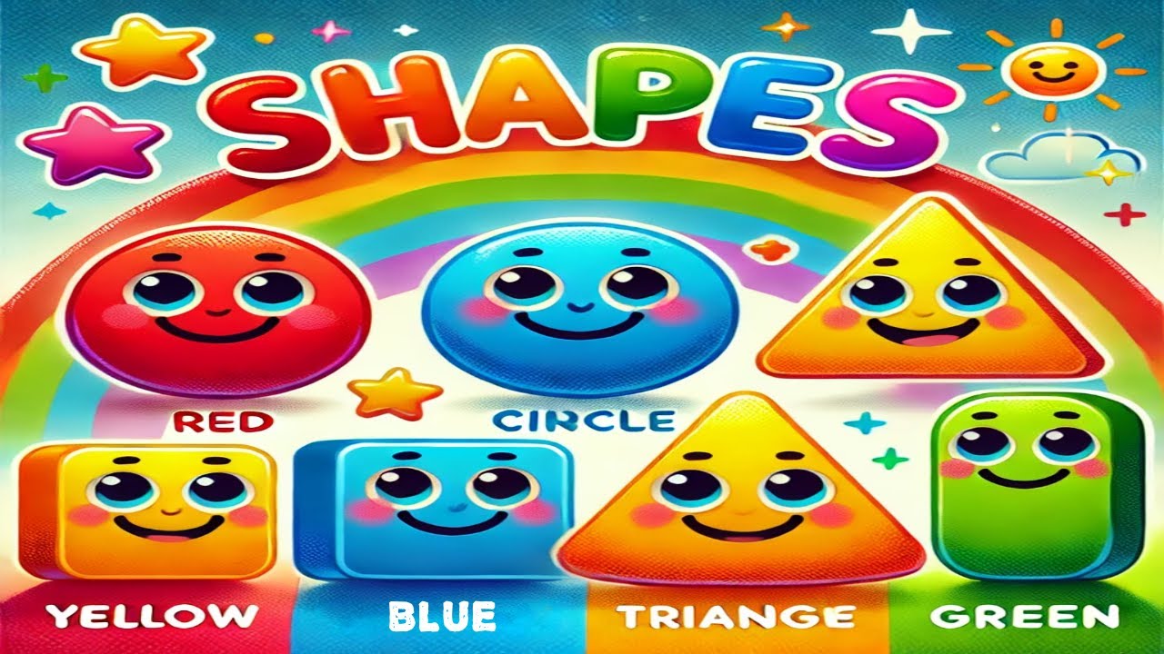 Shapes and Colors for Kids | Learn Shapes and Colors | Preschool ...