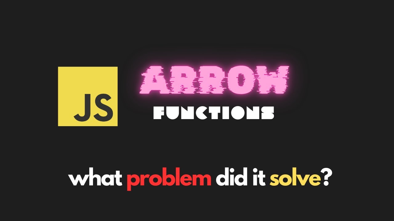 Arrow Functions | Javascript | Telugu - YouTube