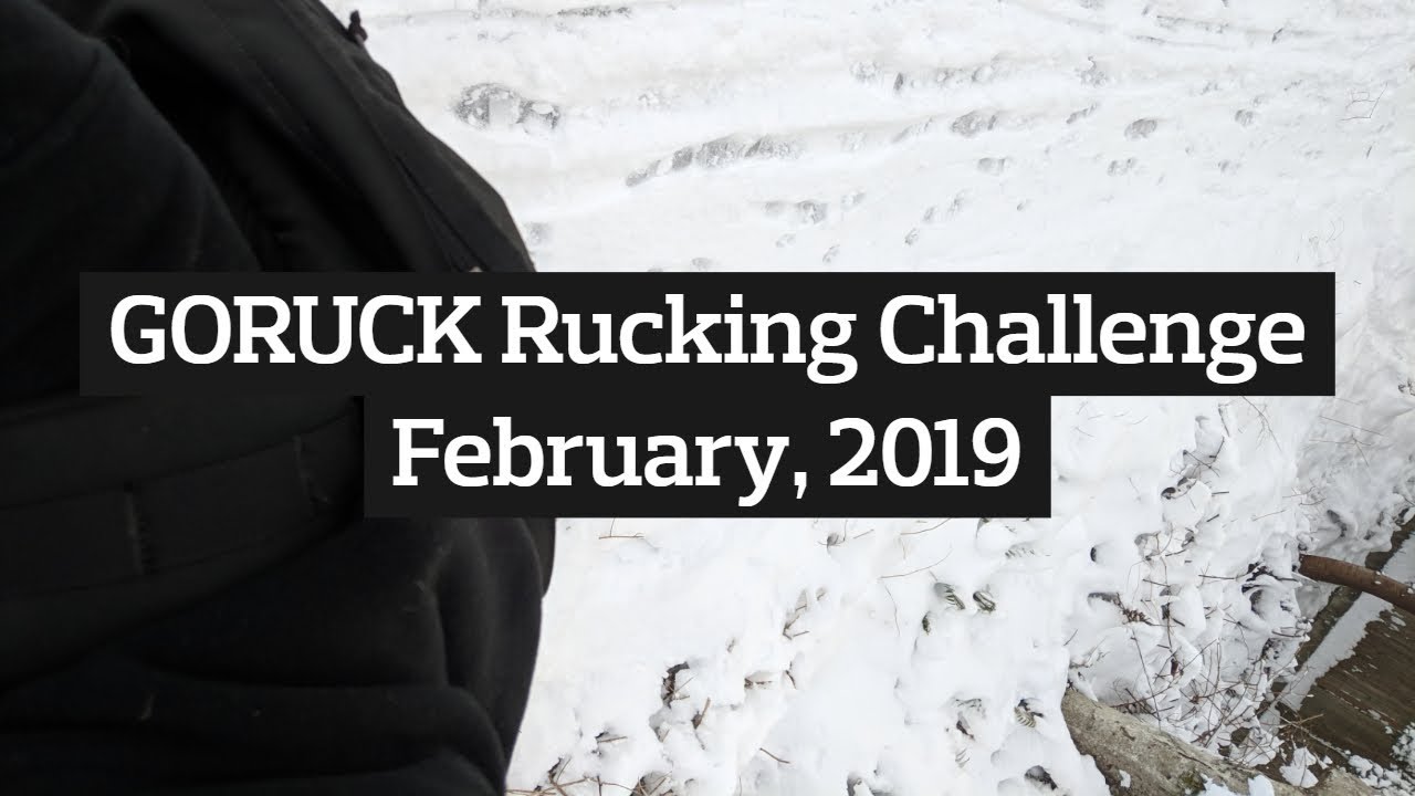 GORUCK Rucking Challenge Mile A Day (February, 2019) AAR - YouTube
