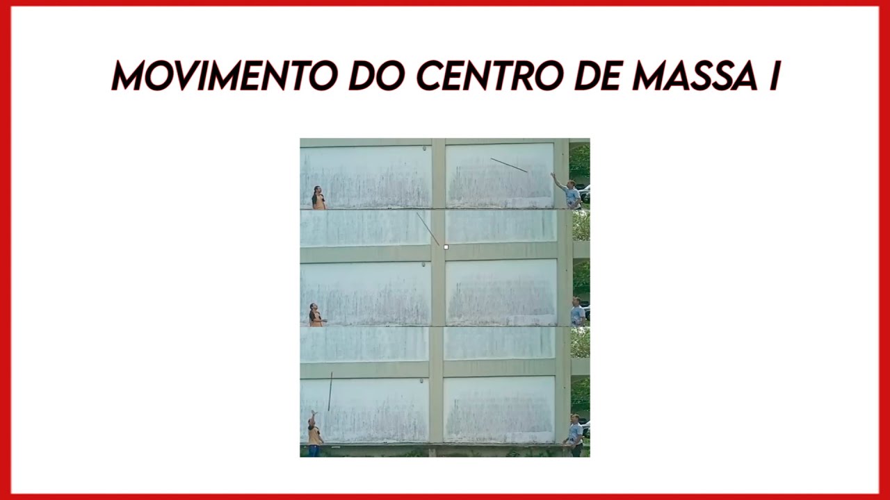 Experimentando: Movimento do centro de massa I / Center of mass motion ...