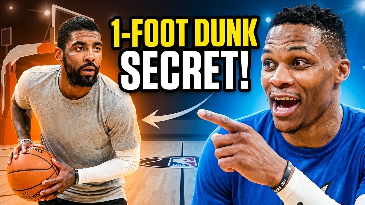 Russell Westbrook Teaches Kyrie Irving How To DUNK OFF 1 FOOT! - YouTube