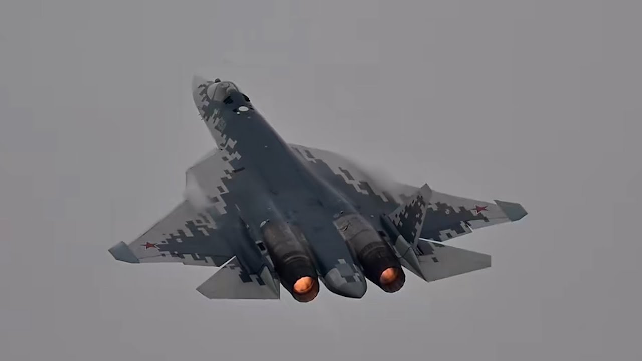 Su-57 training, showcasing the "Falling Leaf" maneuver - YouTube