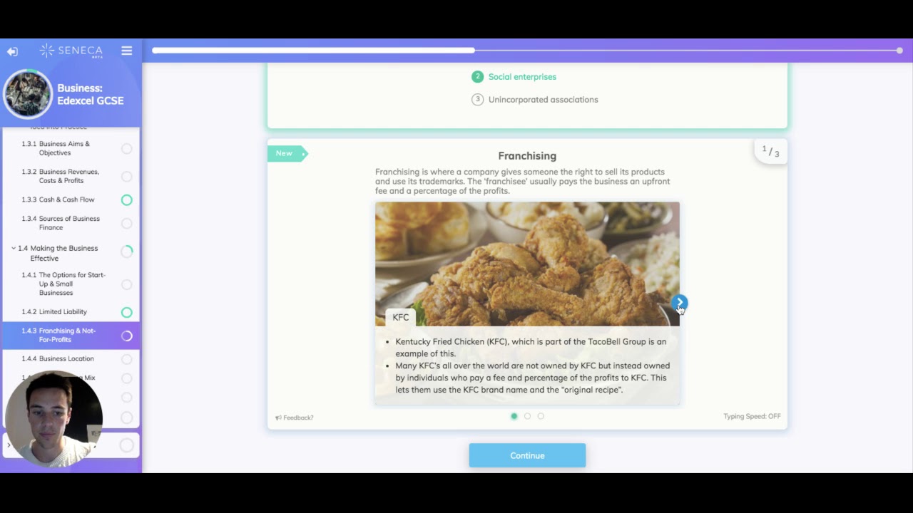 GCSE Business - Franchising & Not-For-Profits - Seneca - Learn 2x ...