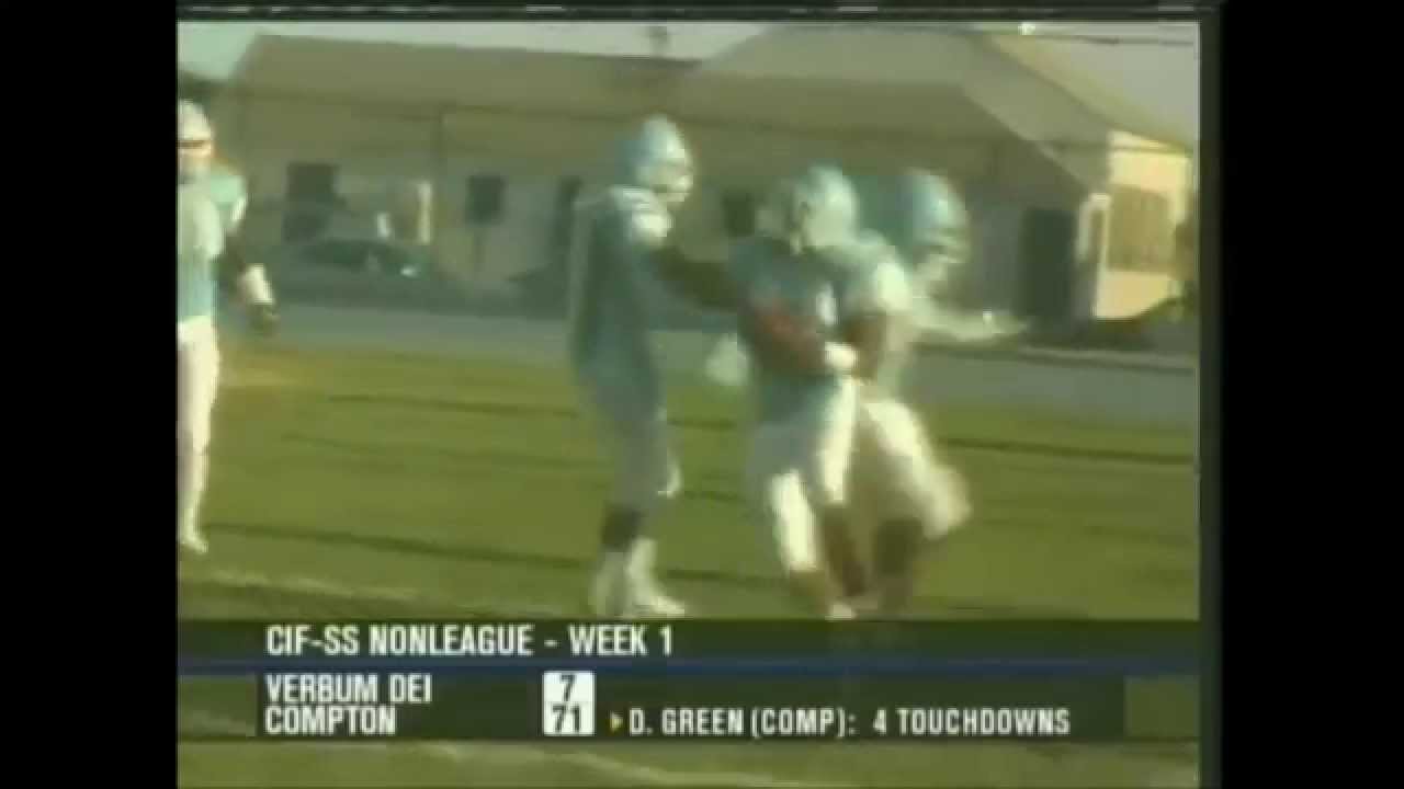 The Compton Tarbabes dominate The Verbum Dei Eagles 71-7 - YouTube