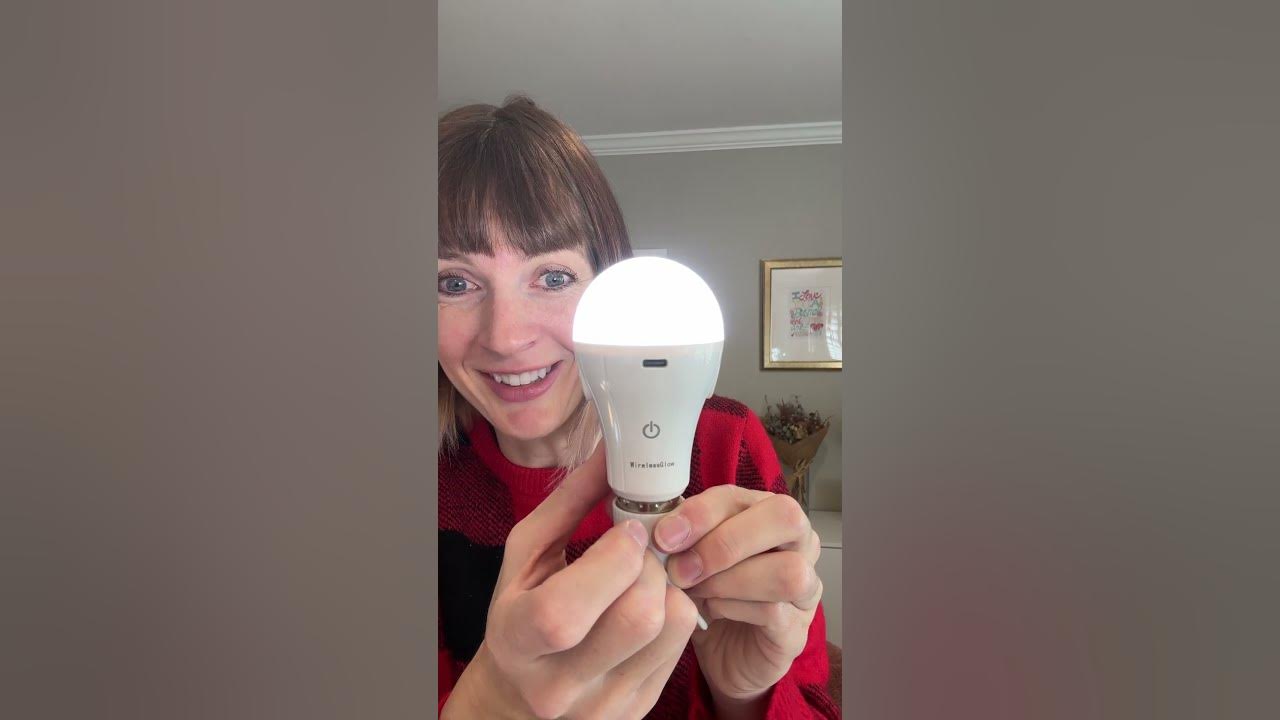 Rechargeable Light Bulbs - Use alone or in unplugged lamps! - YouTube