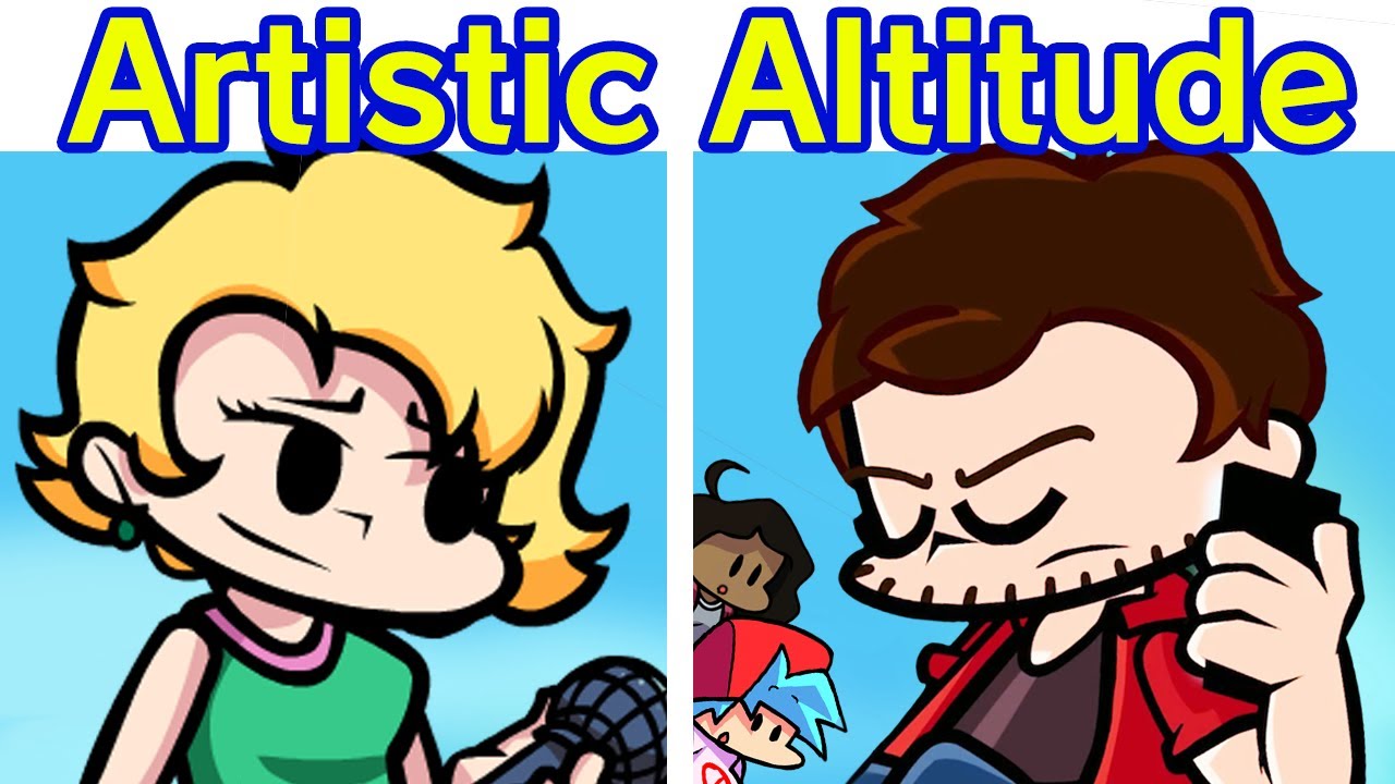 Friday Night Funkin' Artistic Altitude FULL WEEK | VS Tossler & Indy ...