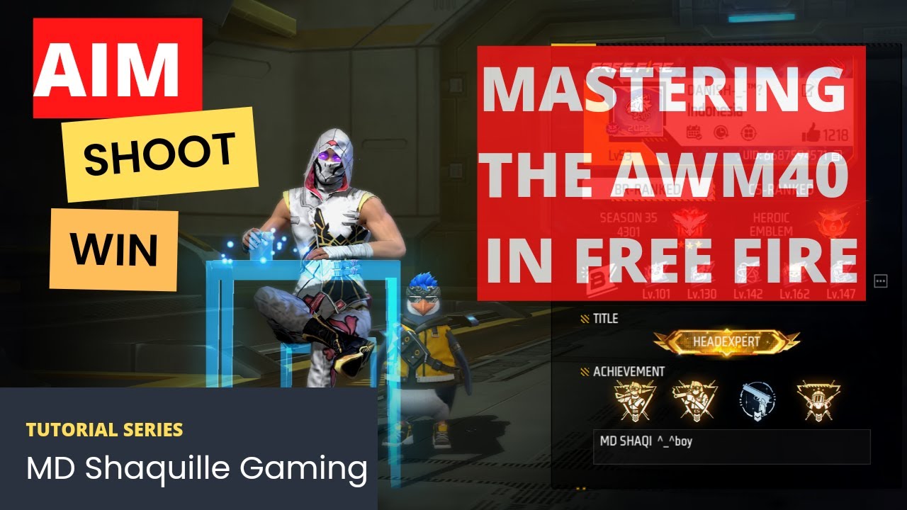 Aim, Shoot, Win: Mastering the AWM40 in Free Fire || Tutorial Series ...
