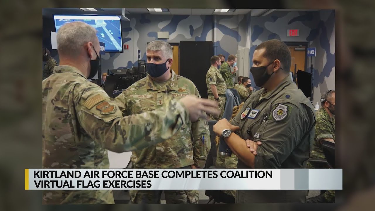 Kirtland AFB completes Coalition Virtual Flag exercises - YouTube