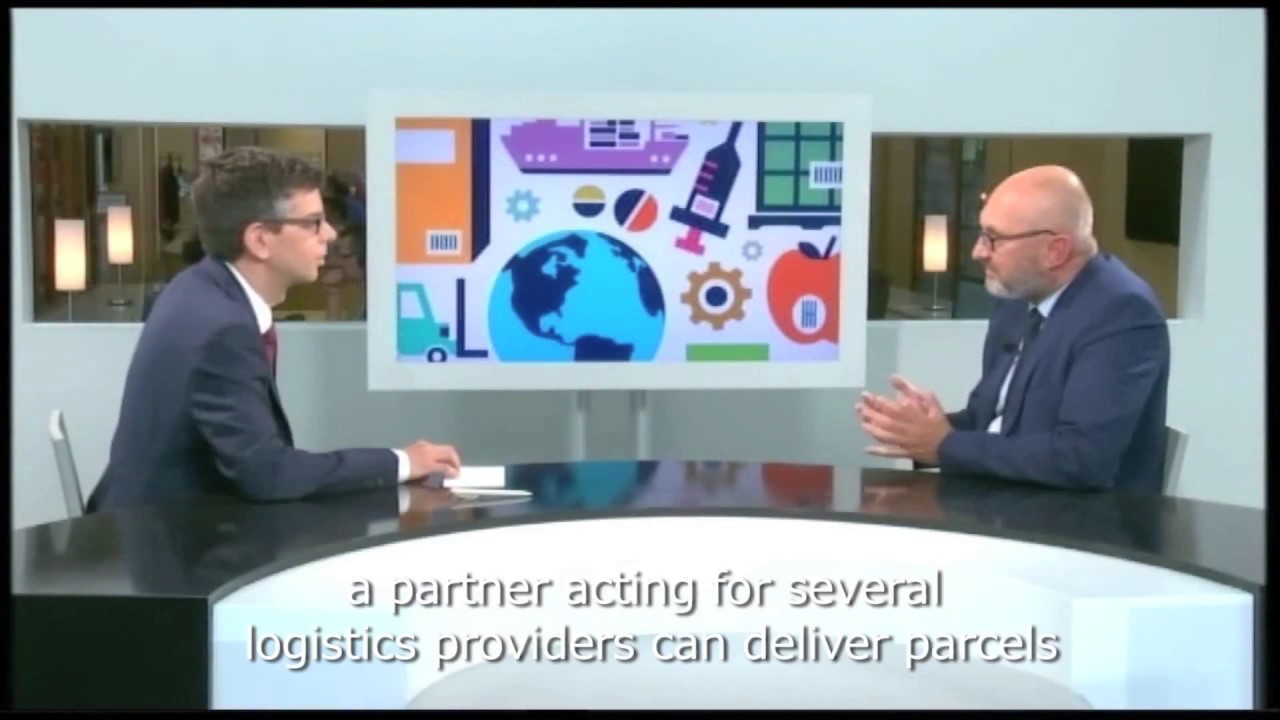 Europe chooses SSCC to identify parcels - Interview of Jan Somers - YouTube