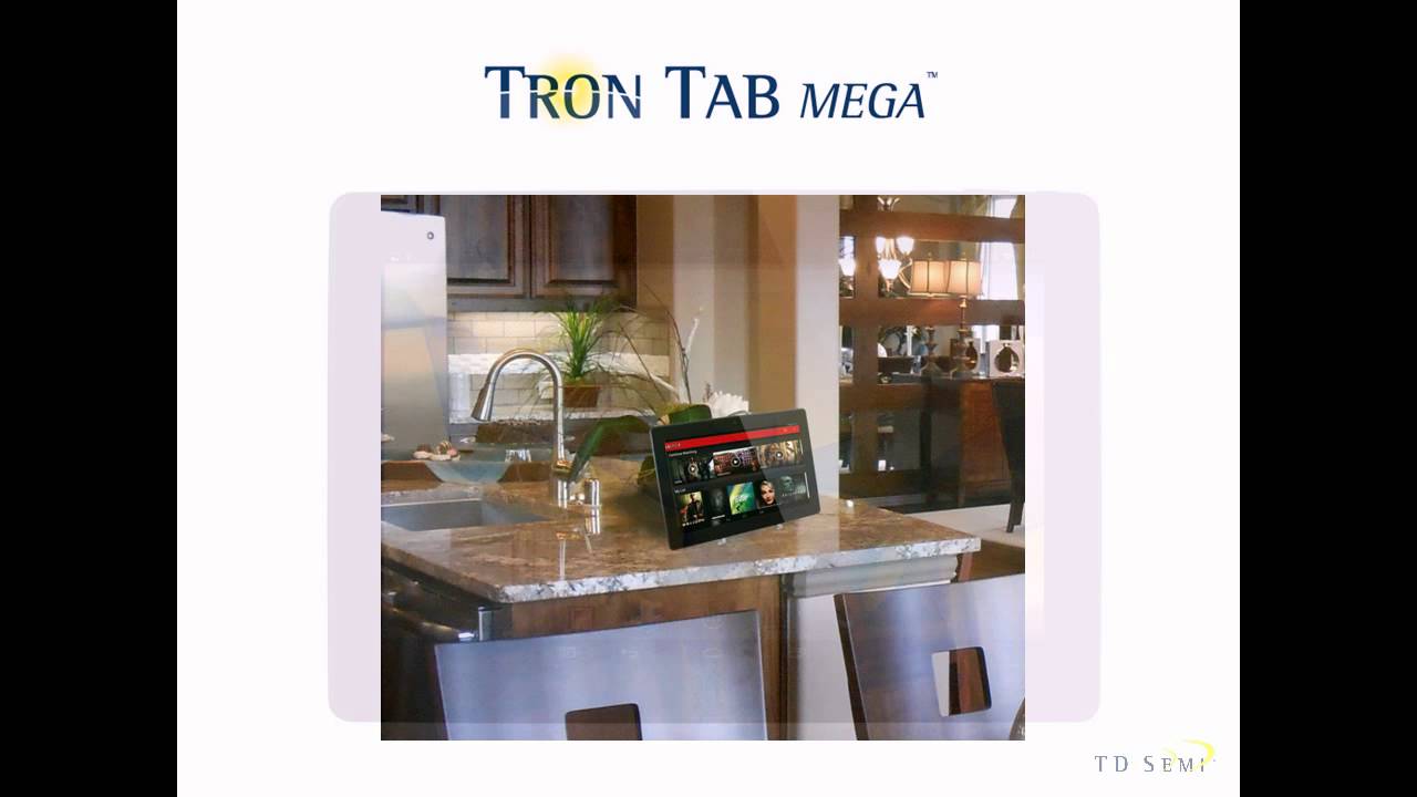 TD Semi 13.3" Tron Tab Mega Tablet - YouTube