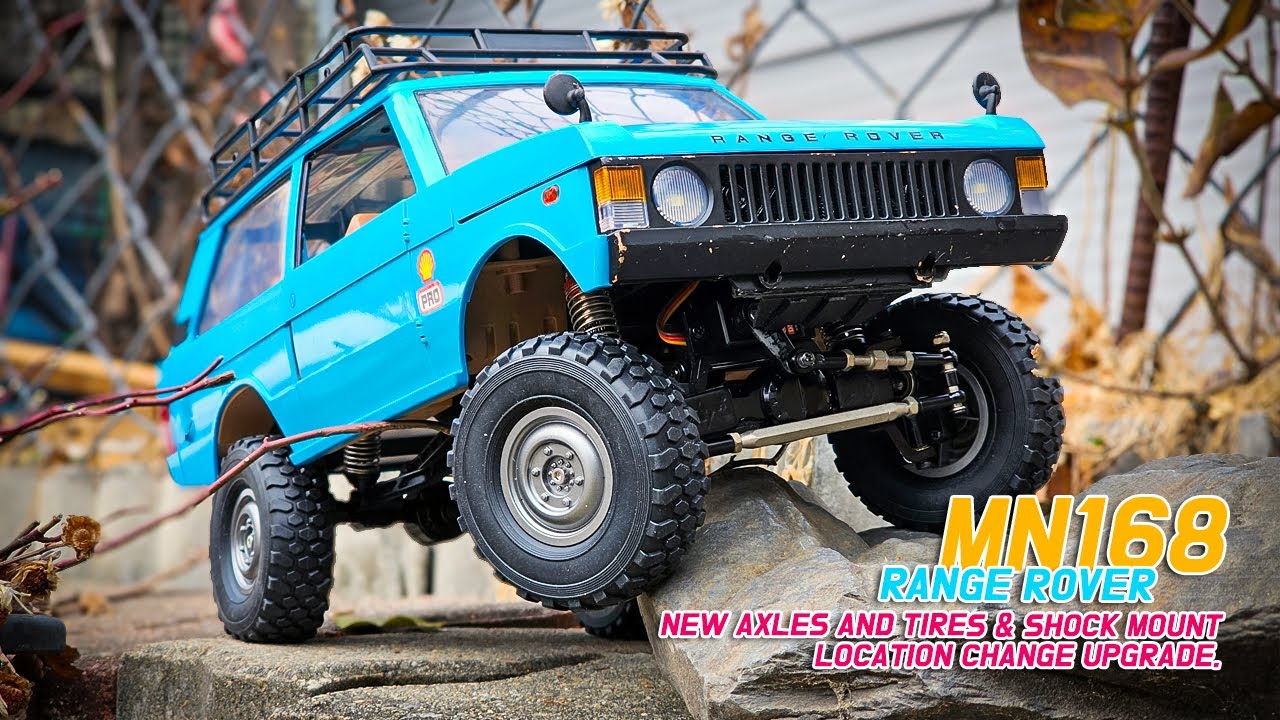 mn168 New axles and tires & shock mount location change upgrade./ Mn168 ...
