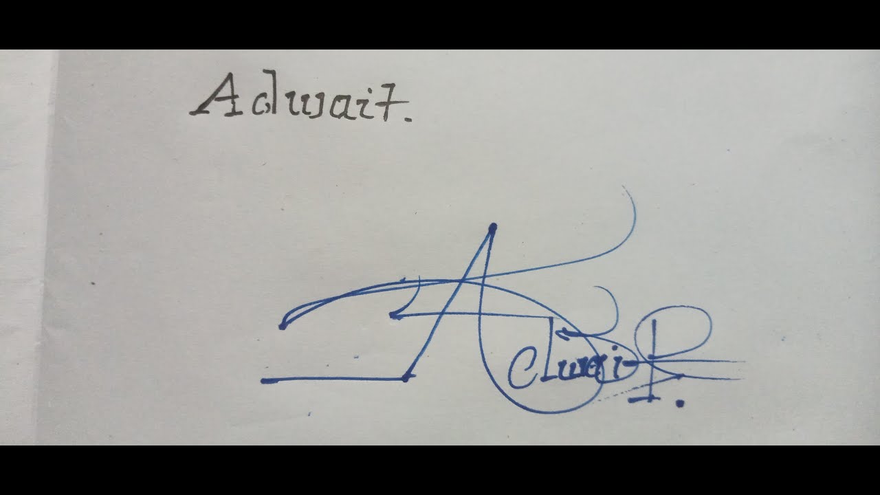 How to make stylish signature// making different sign//beginners sign ...