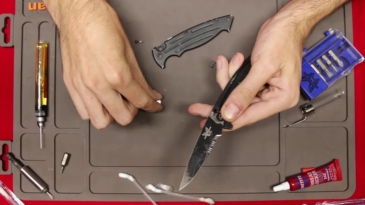 How to Replace Coil Spring on a Automatic Knife - YouTube