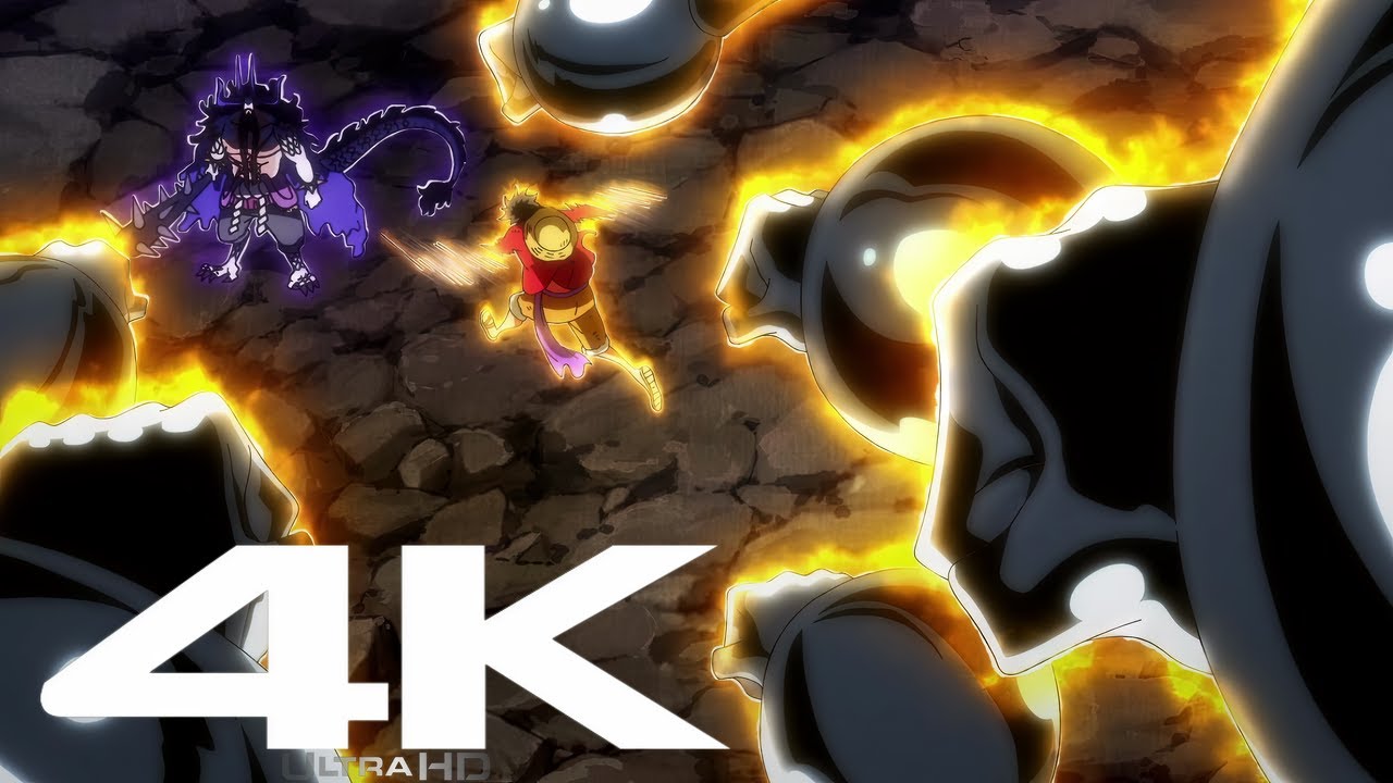 [4K] Drunk Kaido Vs Luffy | One Piece 1064 - Eng Subs - YouTube