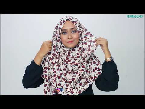 Tutorial Tudung Instant 1 Muka  Ringkas dan Senang Dipakai