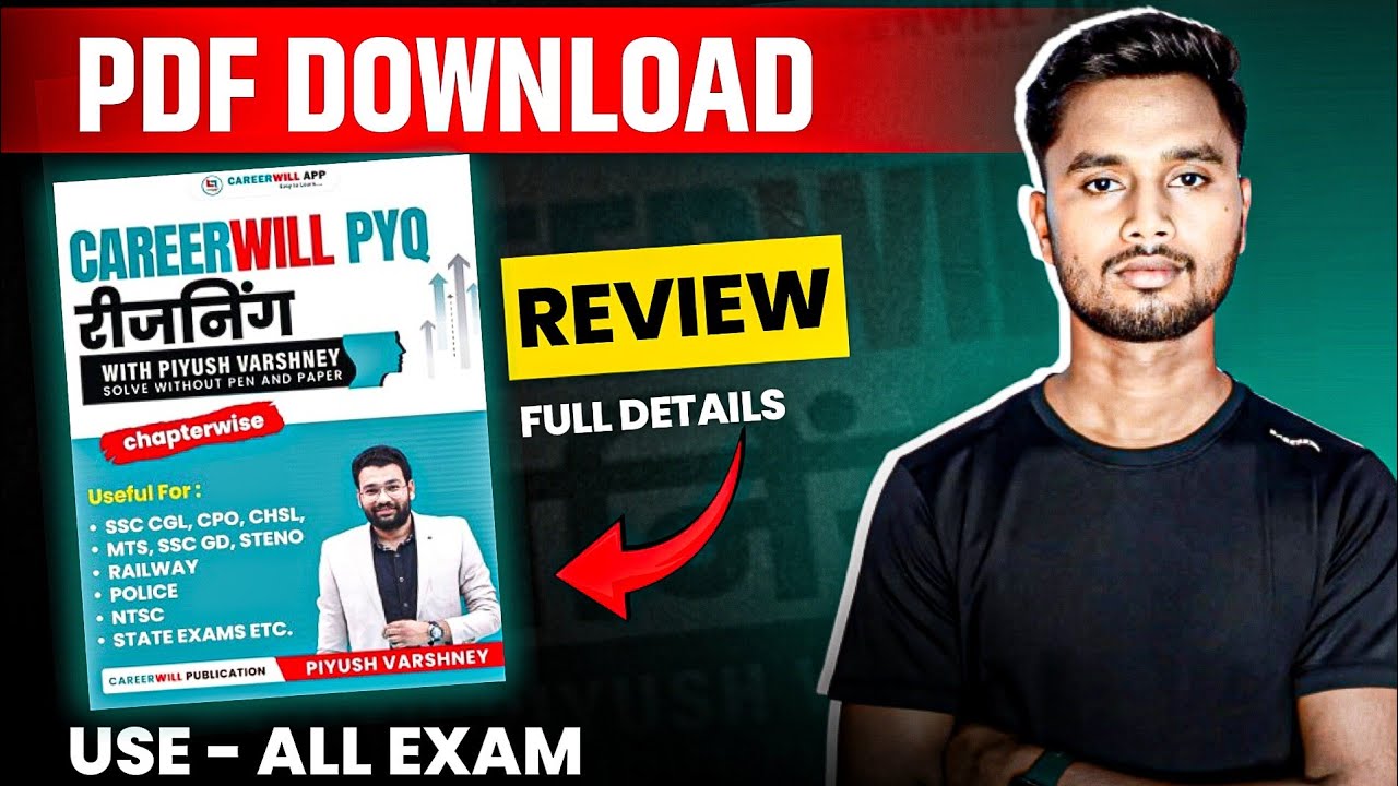 Careerwill Book Series | PYQ Reasoning Book By Piyush Varshney For SSC ...