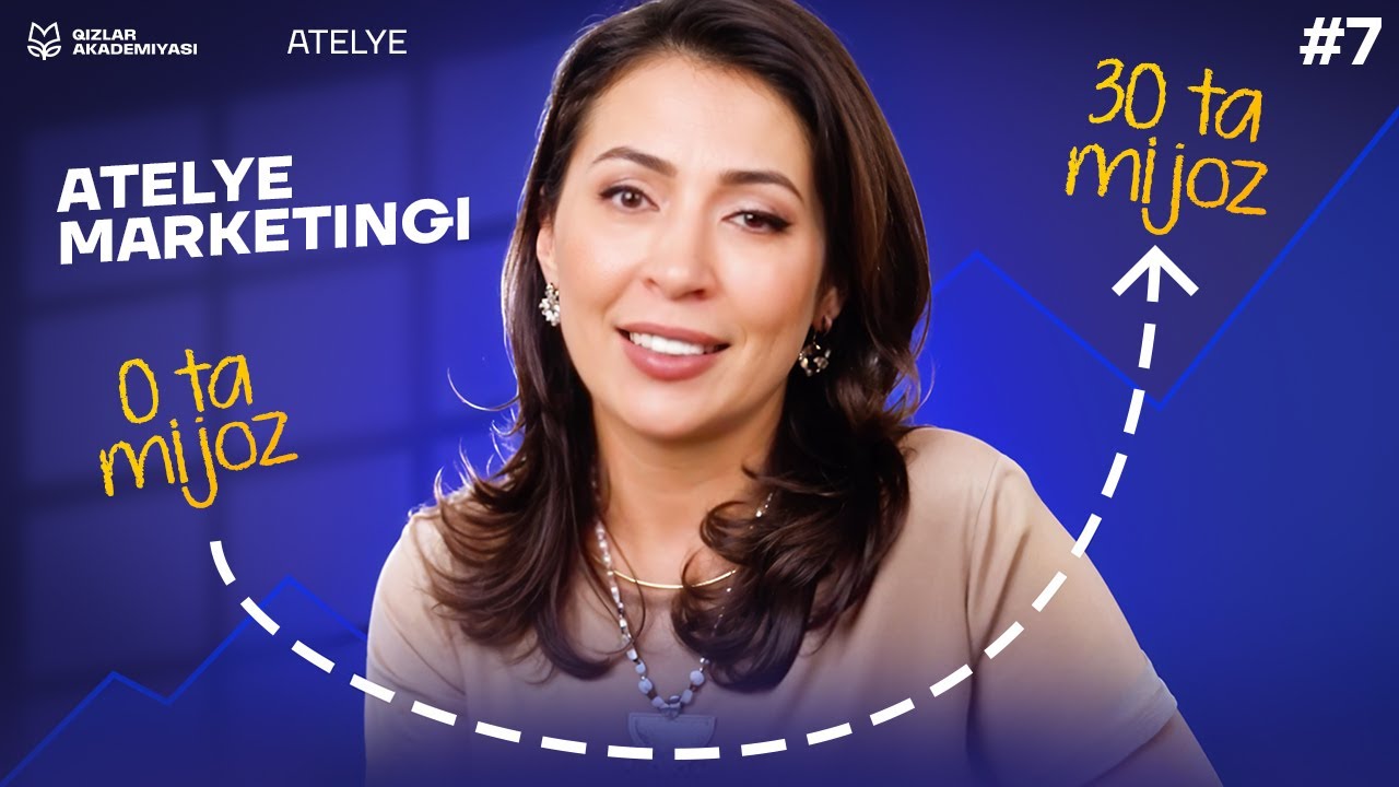 Atelye targʻiboti va biznesni rivojlantirish | Atelye ochish [7-DARS] - YouTube