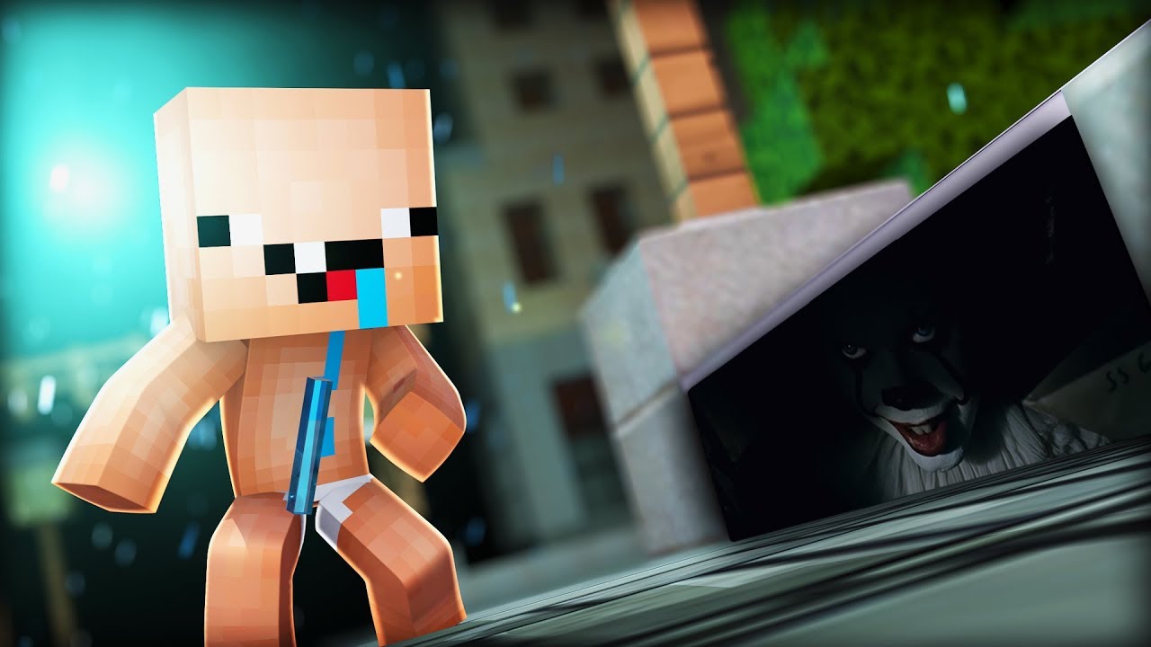 NOOB vs MINECRAFT - BEBE NOOB ENCONTROU O IT A COISA no MINECRAFT - YouTube