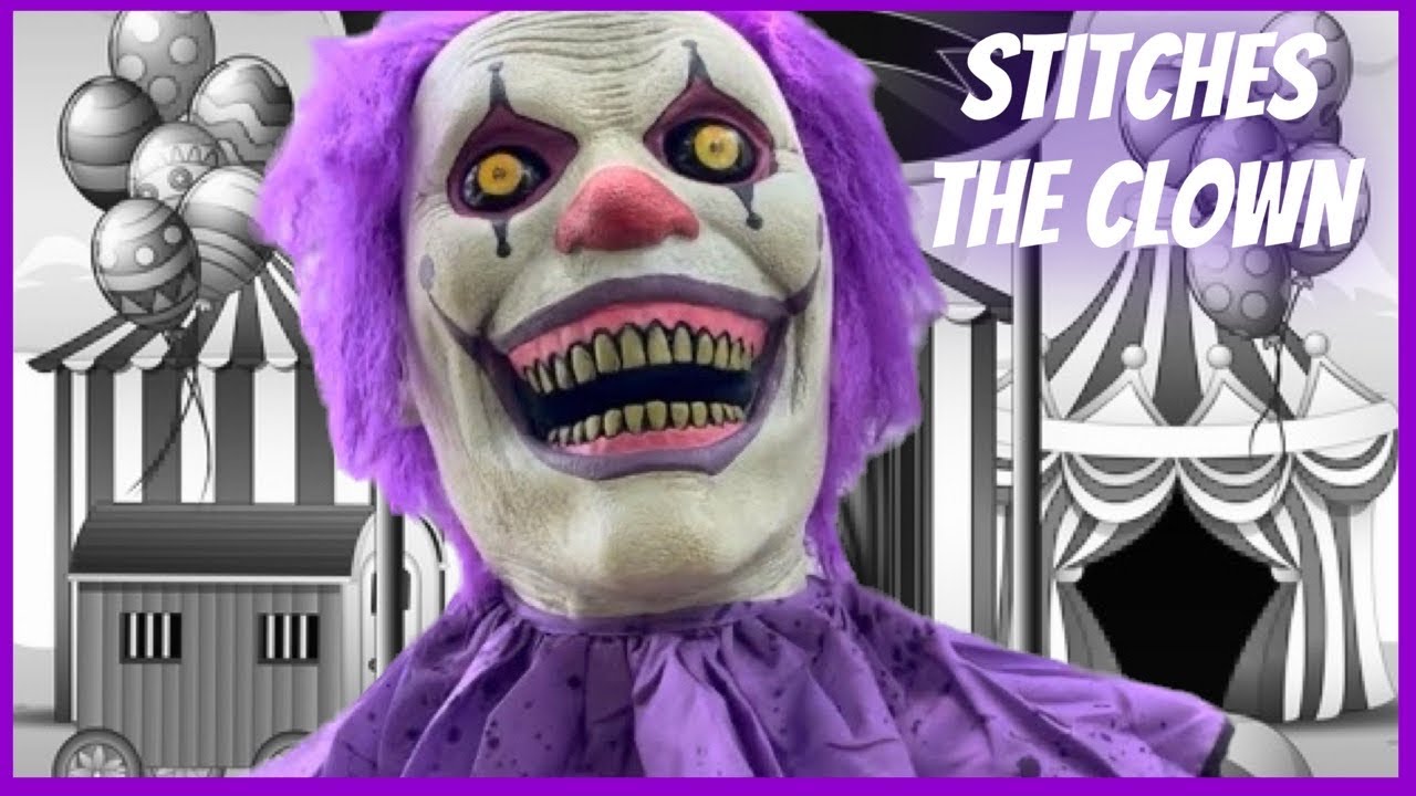 102” Stitches the Clown Halloween animatronic from Lowes 2022 / 2023 ...