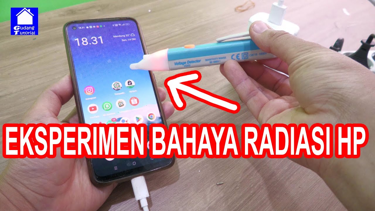 EKSPERIMEN BAHAYA RADIASI HP - YouTube