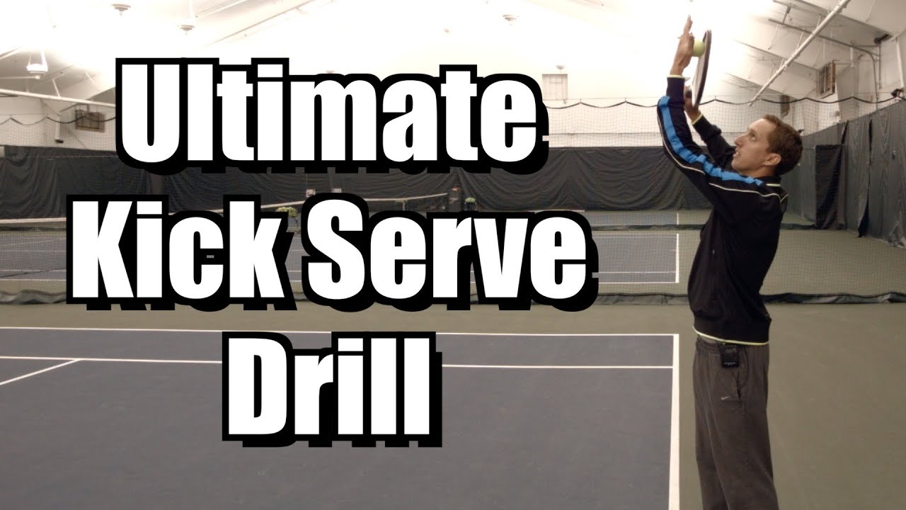 Ultimate Kick Serve Drill - Tennis Serve Lesson - Learn how to Feel a ...