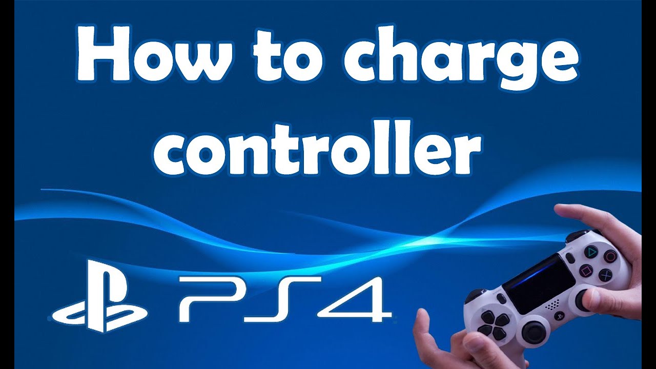 How to charge a PS4 controller - YouTube
