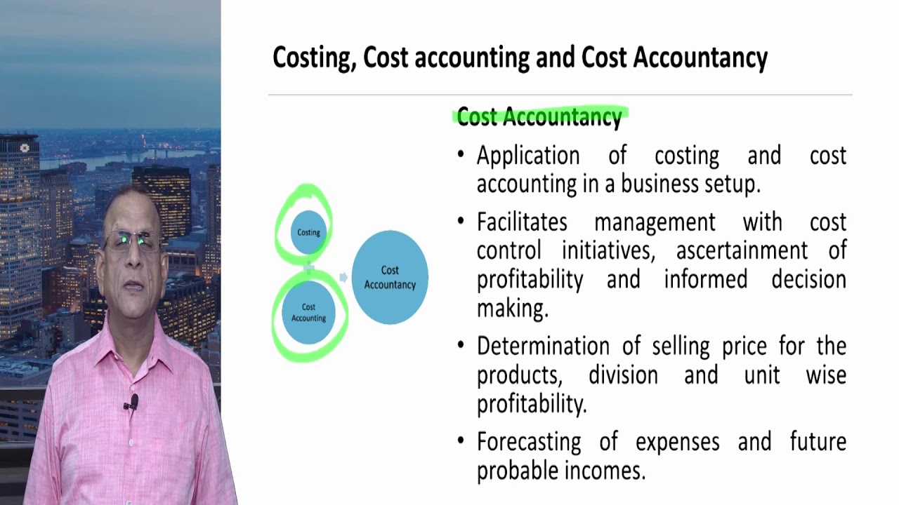 Costing, Cost accounting, and Cost Accountancy Defined - YouTube