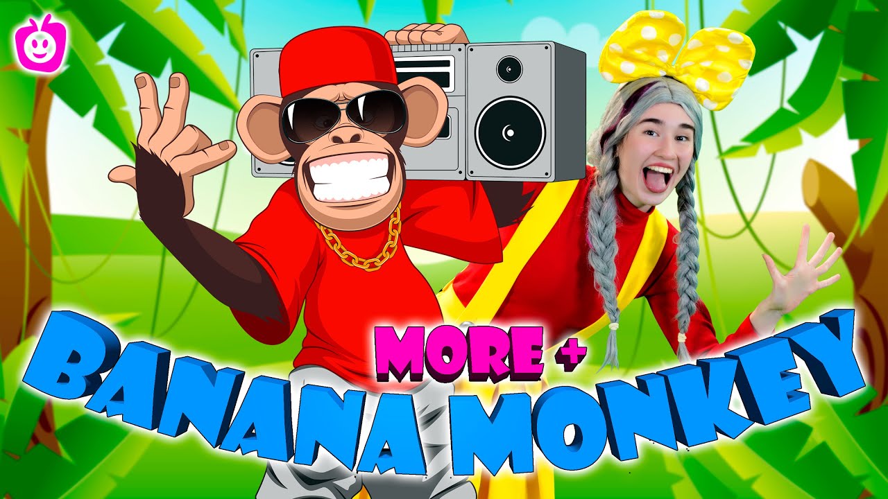 Banana Monkey - Mix More Video + | Nursery Rhymes & Kids Songs | BachaBola - YouTube