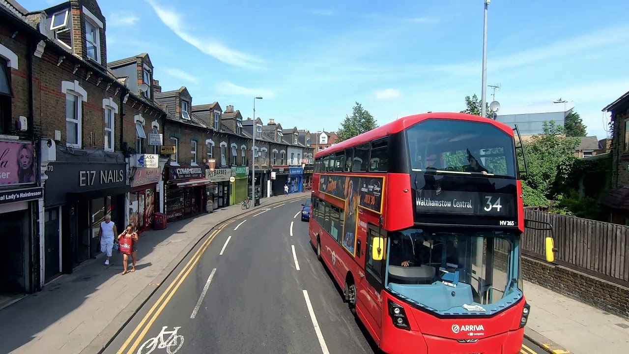 London BUS Ride 🇬🇧 Route 275 - WALTHAMSTOW to BARKINGSIDE via Highams ...